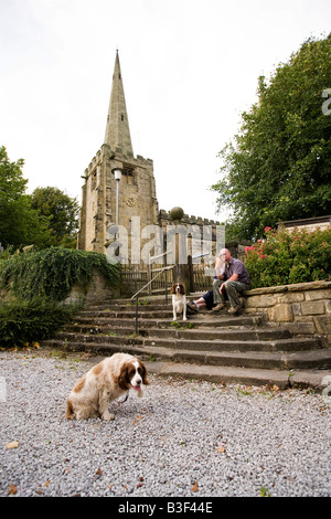 Parish Church of All Saints, Ashover, Derbyshire, England, United Stock ...