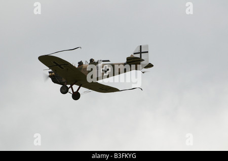 German Junkers CL.1 WW1 fighter displaying at Farnborough Air Show 2008 ...