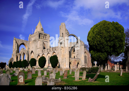 Crowland Abbey, Crowland, Lincolnshire, United Kingdom at sunrise on ...