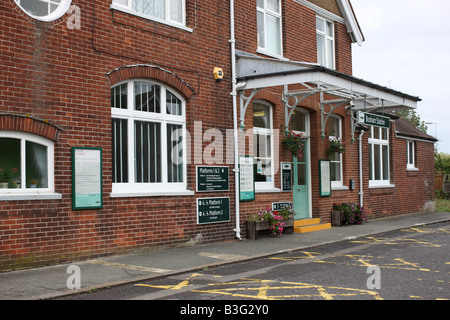 Bosham Train Station Railway Crossing, West Sussex, UK Stock Photo - Alamy