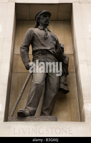 David Livingstone statue in London Stock Photo - Alamy