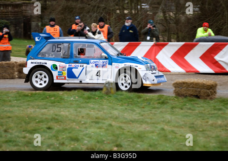 MG Metro 6R4 Group B rally car in Golden Wonder Crisps livery on the ...