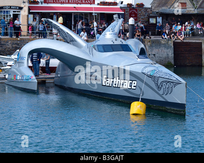 Earthrace speed boat Stock Photo - Alamy