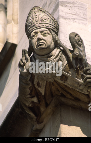 Statue detail, Magdalen College, High Street, Oxford Stock Photo - Alamy