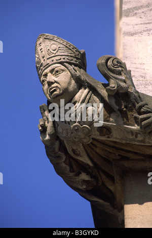 Statue detail, Magdalen College, High Street, Oxford Stock Photo - Alamy