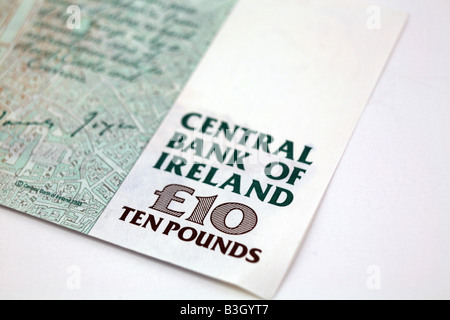 Ireland Republic Pounds a background Stock Photo - Alamy