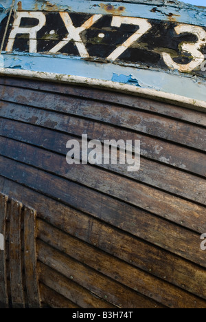 clinker wooden boat detail wood plank planking PT Stock Photo - Alamy