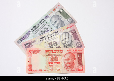 An Indian bank note featuring Mahatma Gandhi of 100 Rupees Stock Photo ...