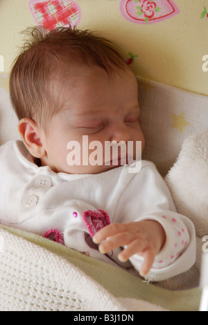 4 week old baby girl Stock Photo - Alamy