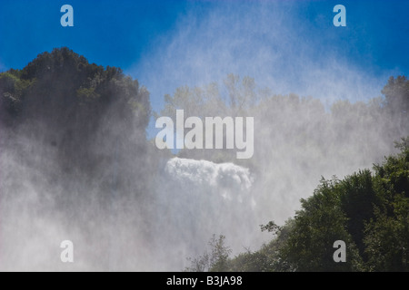 hills moutain trees bush shrub natural scenery waterfall, falls vapour ...