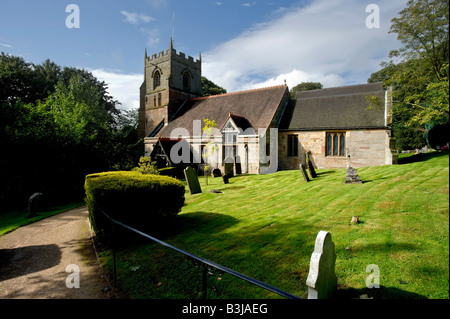 churchyard beoley church warwickshire midlands Stock Photo: 19221346 ...