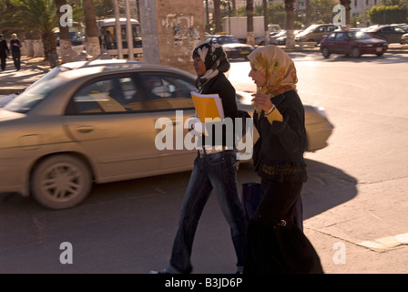 Tripoli, Libya. Street Scene, Women Shopping, Gargaresh District Stock ...