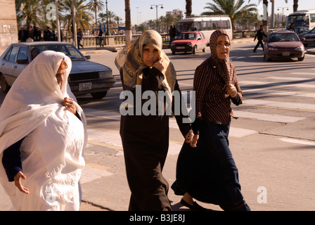 Tripoli, Libya. Street Scene, Women Shopping, Gargaresh District Stock ...