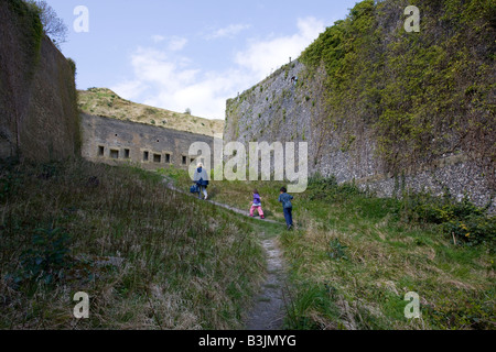 The Napoleonic Drop Redoubt Fort in Dover Kent Stock Photo - Alamy