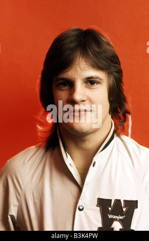Phil Rudd drummer of in AC/DC 1976 Stock Photo - Alamy