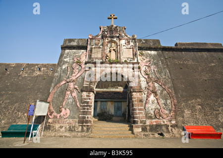 Main gate of Fort of Saint Jerome, Daman City, Daman, India Stock Photo ...