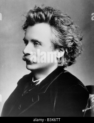 EDVARD GREIG - Norwegian composer (1843-1907 Stock Photo - Alamy