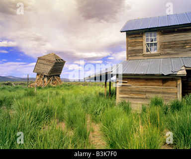 Abandoned homestead The Shirk Ranch Near Adel Oregon Stock Photo - Alamy