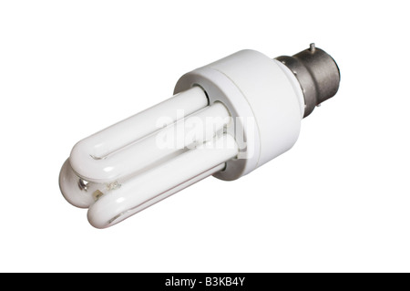 isolated energy saving bulb on white background Stock Photo - Alamy