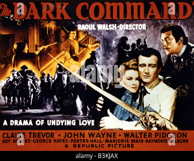 DARK COMMAND (1940) JOHN WAYNE, CLAIRE TREVOR DKCM 001P Stock Photo - Alamy