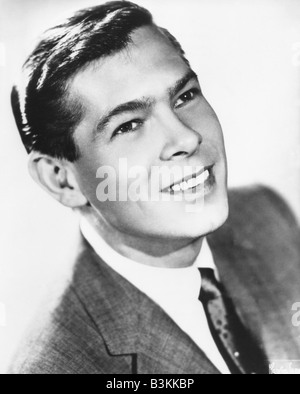 JOHNNIE RAY (1927-1990) Promotional photo of American pop singer Stock ...