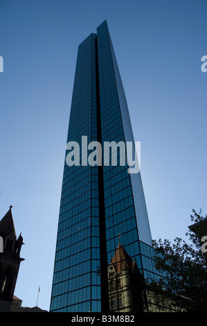 Blue Hancock perspective Stock Photo - Alamy