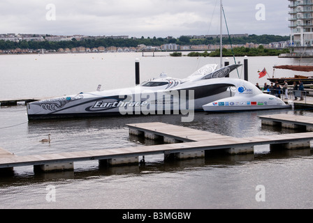 Earthrace speed boat Stock Photo - Alamy