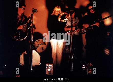 THE VELVET UNDERGROUND US pop group about 1969. From l: Lou Reed (lower ...