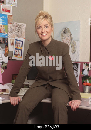 TV Presenter for GMTV Fiona Phillips November 2000 Stock Photo - Alamy