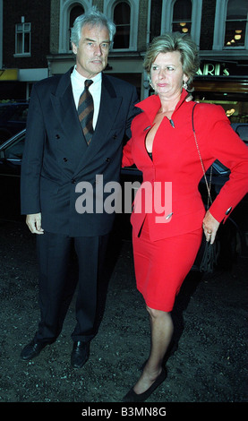 Robert Kilroy Silk TV Presenter in living room with his Wife Stock ...