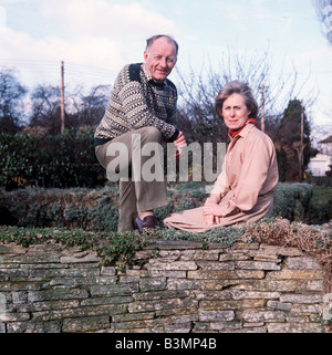 Frank Bough TV Presenter with his wife Nesta Bough Stock Photo - Alamy