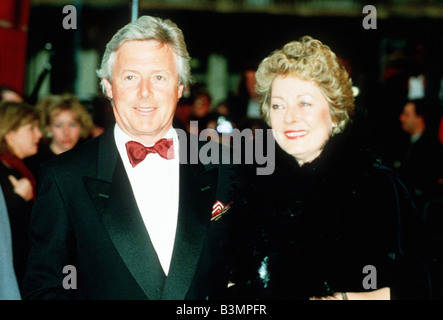 Michael Aspel TV Presenter with wife to be Elizabeth Power Actress ...
