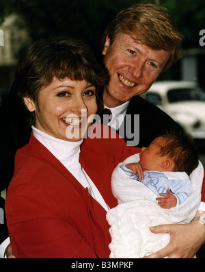 Anne Diamond tv presenter with her husband Mike Hollingsworth Stock ...