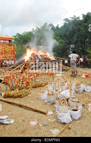 Cremation Ceremony; Bali; Indonesia Stock Photo - Alamy