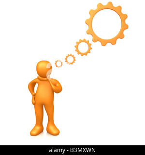 Creative Thinking and Thought for an Idea Stock Photo - Alamy