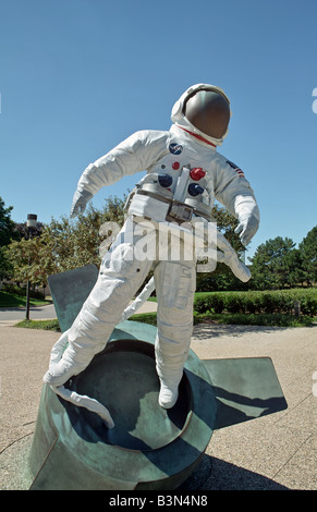 Grand Rapids, Michigan - A statue of Gerald R. Ford outside the Ford ...