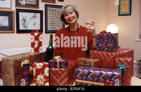 Anne Gregg TV Presenter at home in Twickenham Stock Photo - Alamy