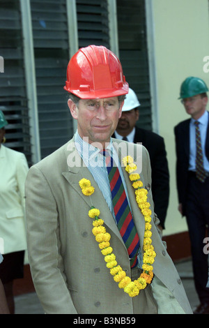 Prince Charles February 2000 Visits Trenchtown Jamaica and is given a ...