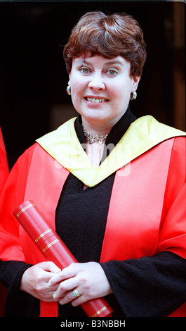 Sheena McDonald tv presenter 19th July 2000 McEwan Hall Edinburgh ...