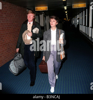 Anne Diamond tv presenter with her husband Mike Hollingsworth Stock ...