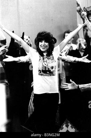 Sally James TV presenter of TISWAS mirrorpix Stock Photo - Alamy
