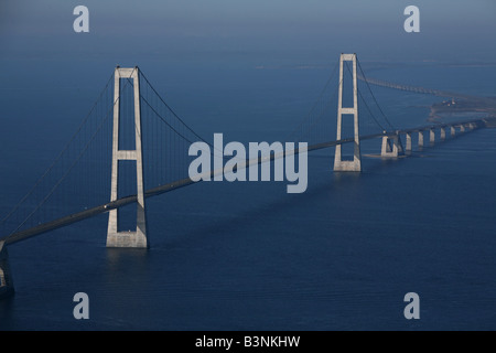 Storebælt, Storebaelt - The Great Belt Bridge in Denmark Stock Photo ...