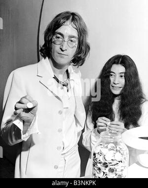 Beatles files 1968 John Lennon with Yoko Ono with son Julian Rolling Stones Bill Wyman Charlie ...