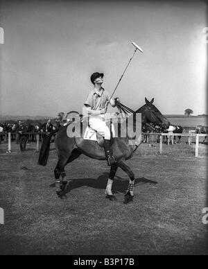 Prince Philip playing polo Stock Photo - Alamy