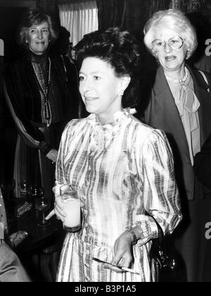 Princess Margaret drinking and smoking Stock Photo - Alamy