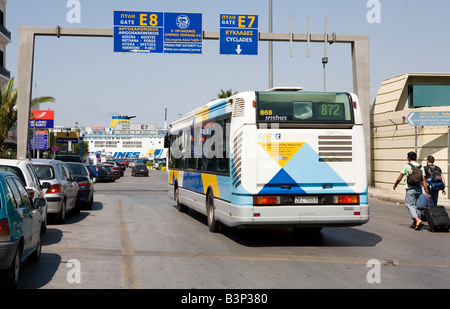 Athens Greece Road Signs on Motorway near Airport Stock Photo - Alamy