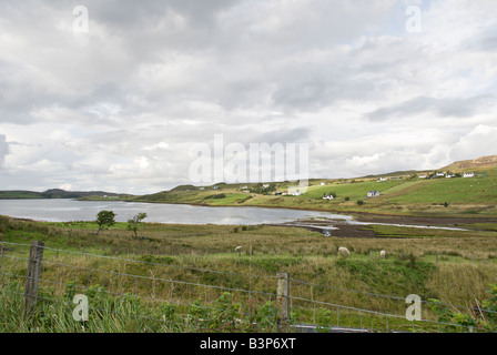 Loch Greshornish from Edinbane Isle of Skye Scotland Stock Photo - Alamy