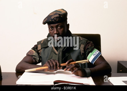 SIERRA LEONE', FREETOWN, DEPUTY LEADER SOLOMON MUSA'S PERSONAL GUARD ...