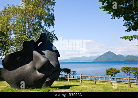 Lake Shikotsu at Shikotsu Toya National Park in Hokkaido, Japan Stock ...