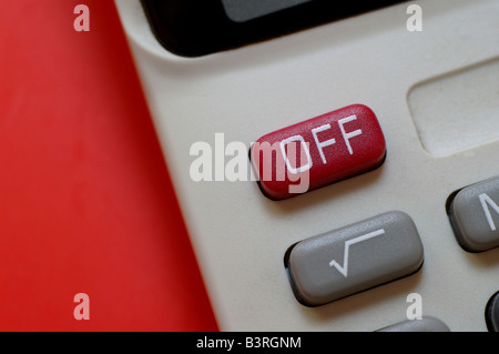 OFF button on a calculator Stock Photo - Alamy